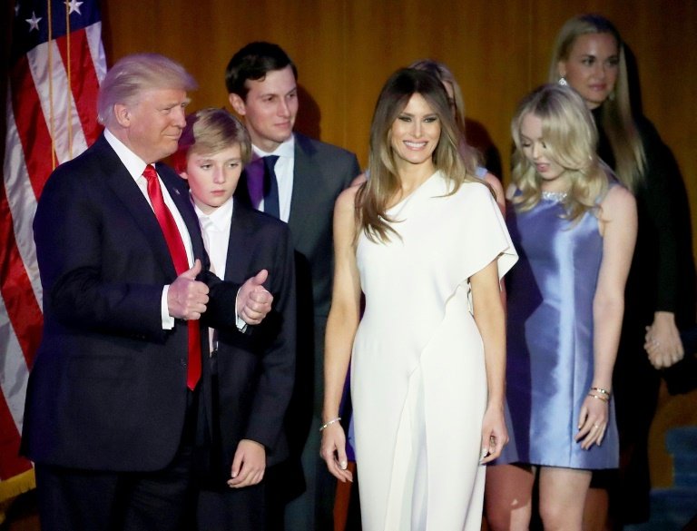 A família Trump chega à Casa Branca - ISTOÉ DINHEIRO