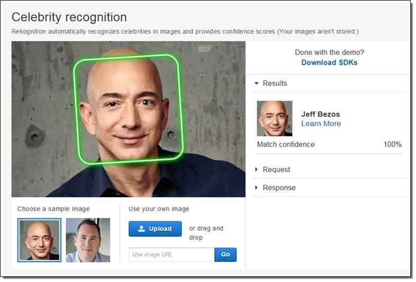 Amazon afirma que sistema de reconhecimento facial consegue identificar ...