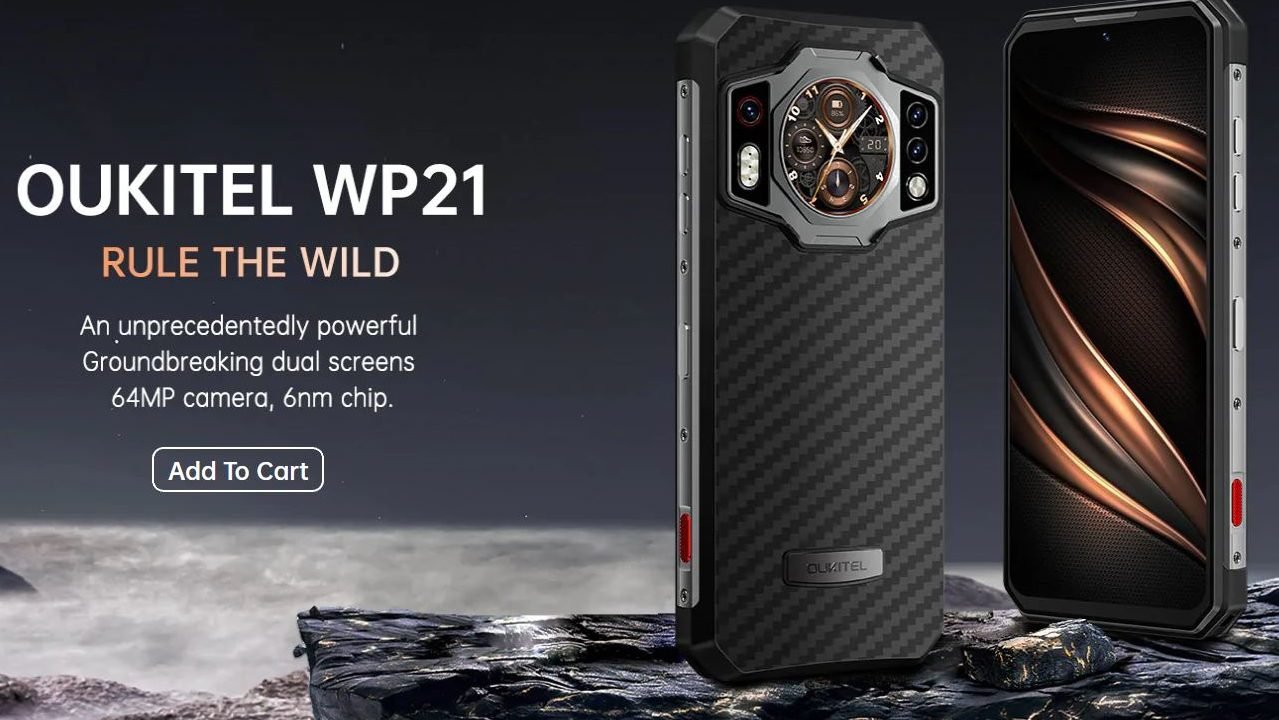 Oukitel lança smartphone WP21 com bateria que dura até 1.150 horas